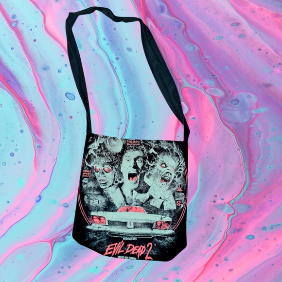 Bags | Custom Made Evil Dead 2 Cross Body Bag Ooak | Poshmark